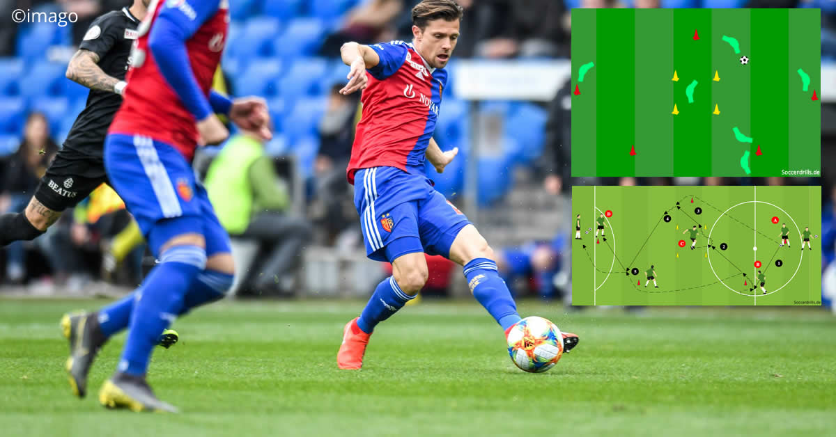 Der Pass in die Tiefe mit gutem Timing | Soccerdrills.de